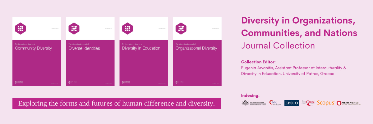 Journals | Diversity in Organizations, Communities & Nations Research ...